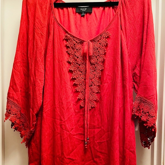 NAIF | Dresses | Fully Lined Nwt Dress In Boho Chic And Embroidered ...